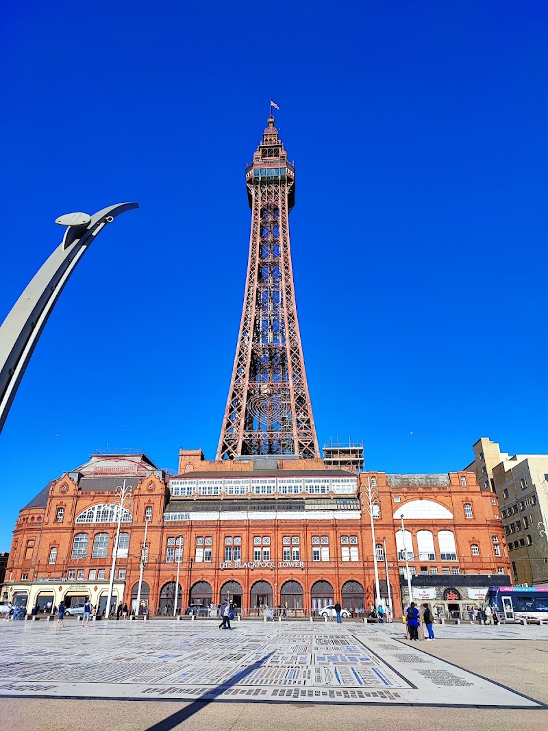 Mapa Turístico de Blackpool - Explora Playas y la Torre Famosa ...
